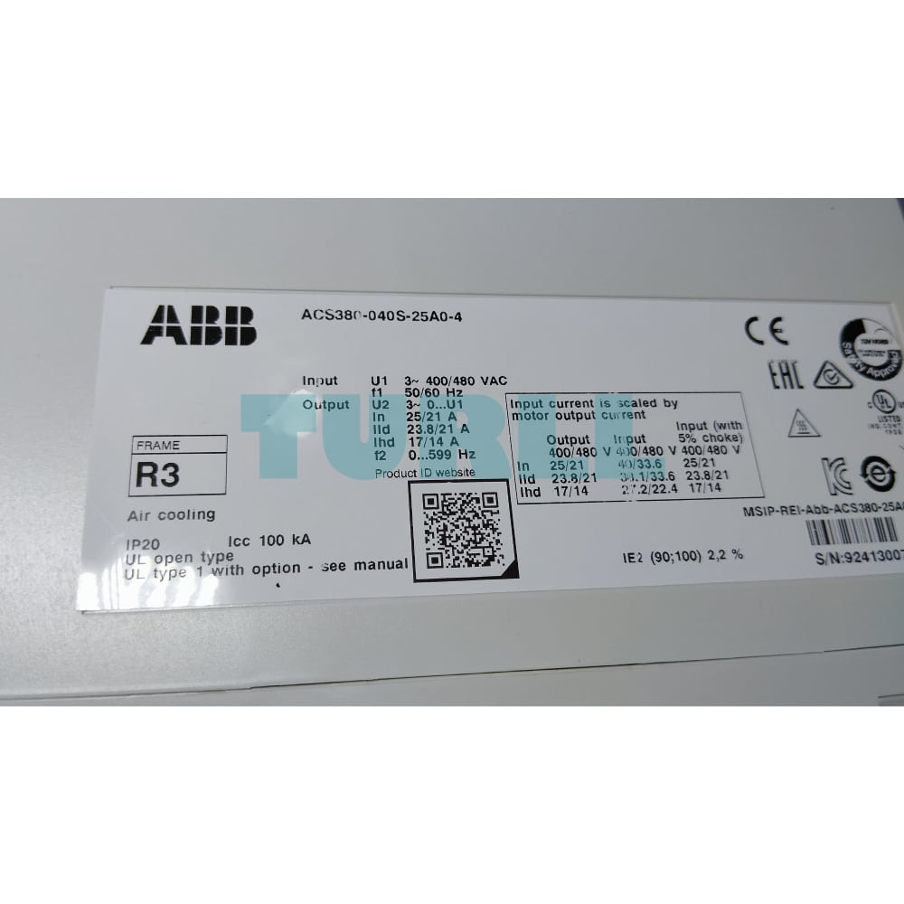 ACS380-040S-25A0-4 3AXD50000031895 ABB Machinery Drive Module Original ...