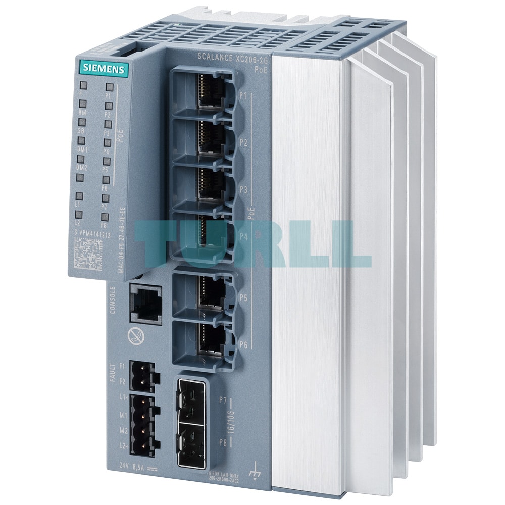 6GK5206-2RS00-2AC2 Siemens SCALANCE XC206-2G PoE | Exclusive Switch