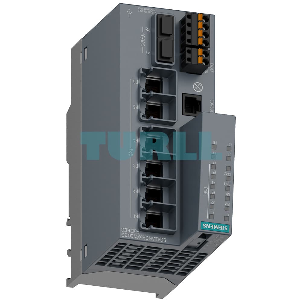 6GK5206-2RS00-5FC2 Siemens SCALANCE XC206-2G PoE EEC | Exclusive Switch